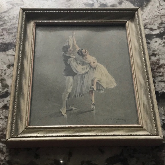 Cecil Golding | Art | Vintage Cecil Golding Signed Ballet Framed Print ...